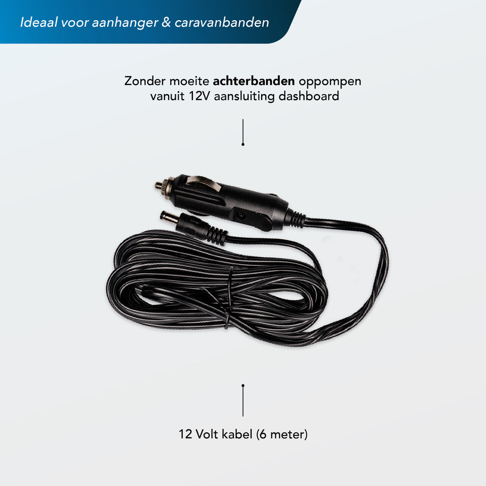 Donrox 12 Volt Kabel - 6 meter voor de A924 en A922